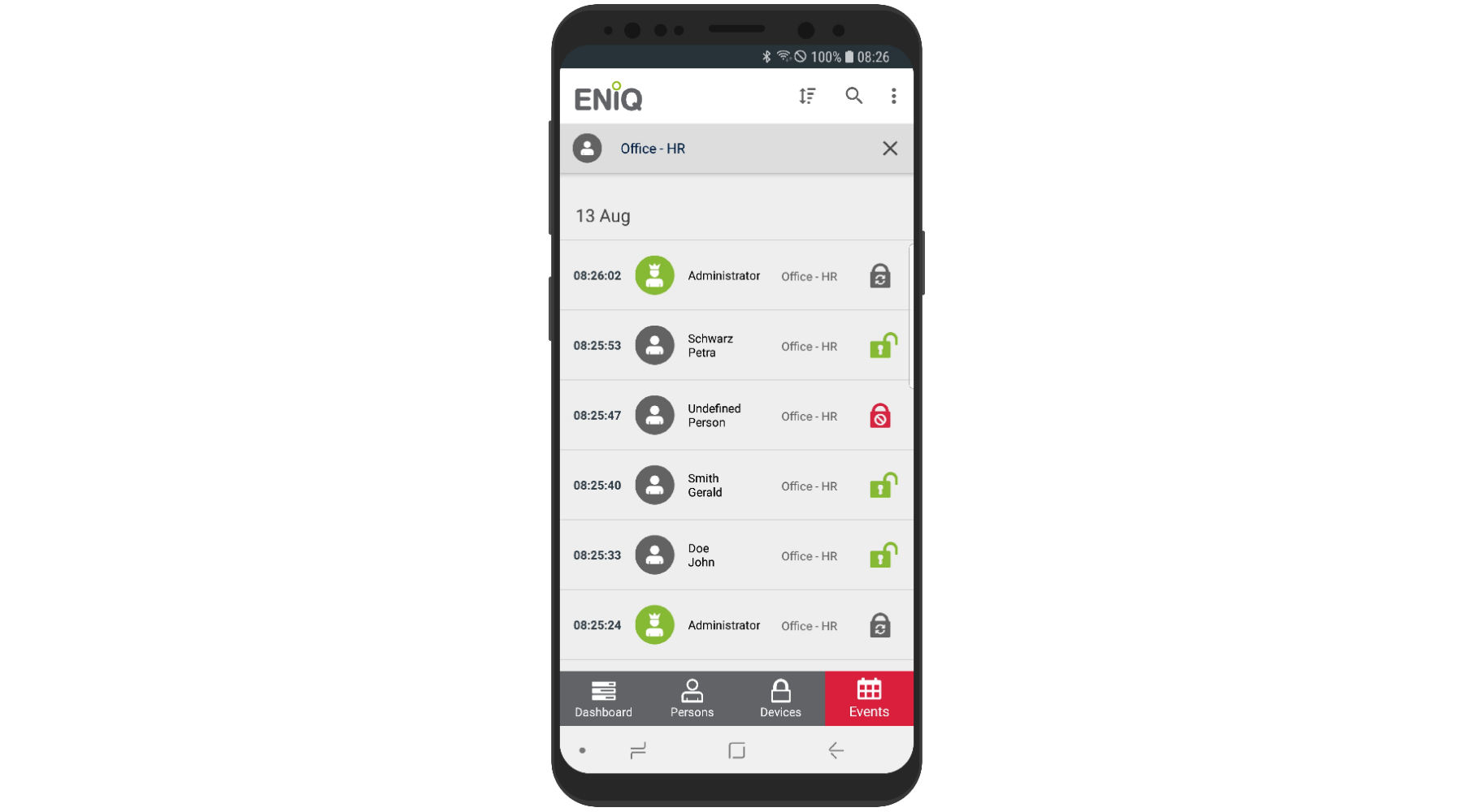 ENiQ App - Managing your ENiQ Security Ecosystem