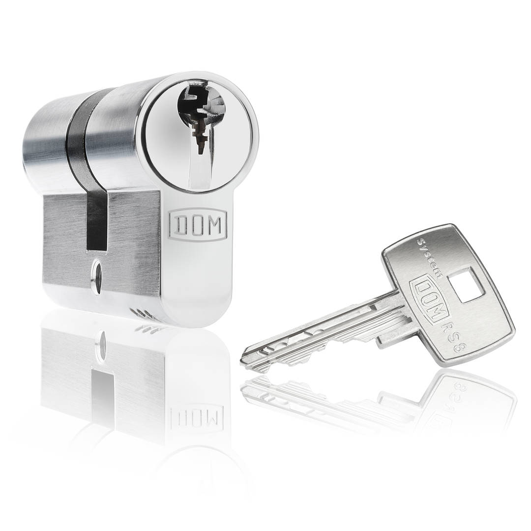 DOM RS8 Round Profile RIM Cylinder 555P - Conventional Key Systems ...