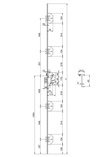 5-points Security Lock 7140 - Multi Point Mortise Lock - DOM-MCM ...