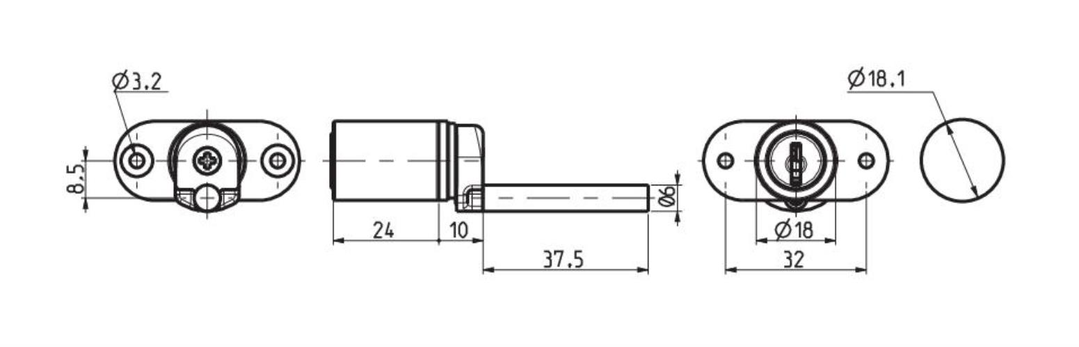 RONIS 75210 - Système à verrouillage central - DOM