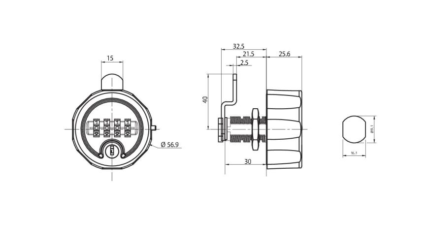 RONIS C4 - Serrures à code - DOM