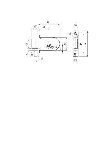 700 - Single Point Mortise Lock - DOM Elzett
