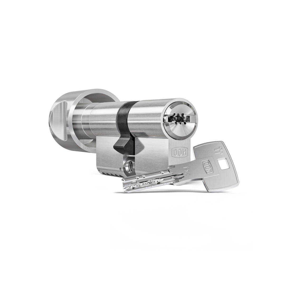 DOM ix Teco European Profile Modular Double Cylinder with Knob ...