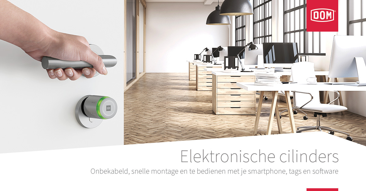 Electronic cylinders | Smart door locks | DOM Nederland