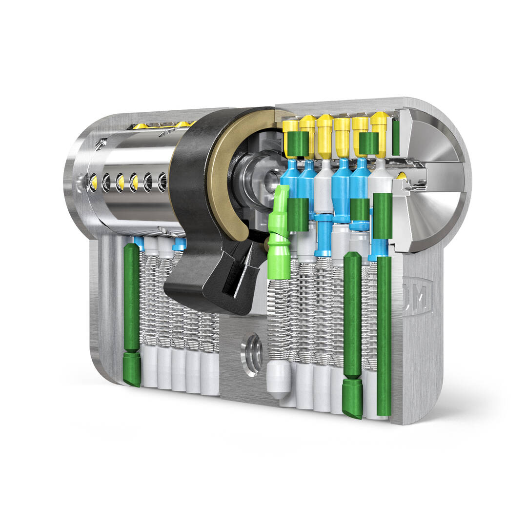 DOM ix Teco Cylinder | High-Security Lock | DOM UK - Reversible key ...