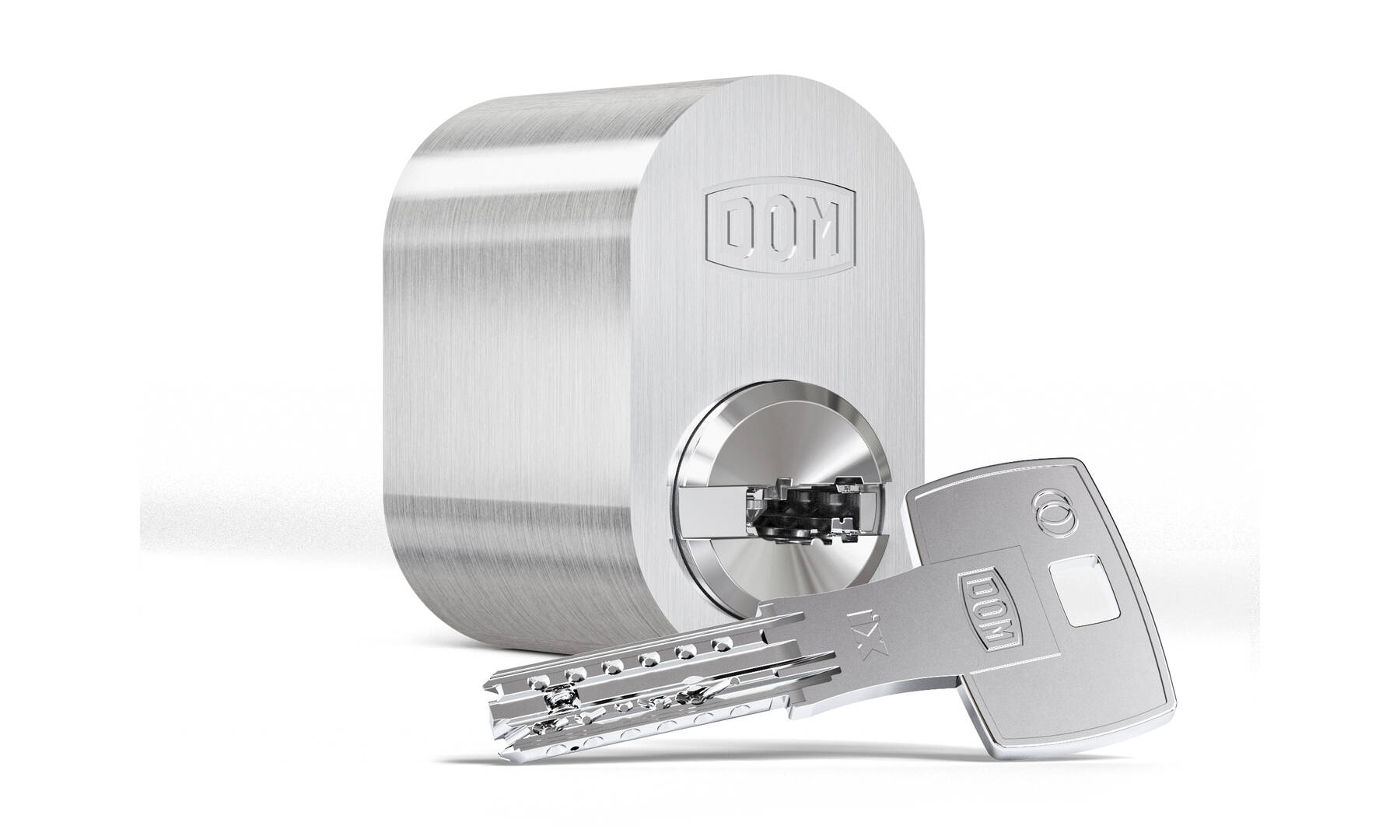 DOM ix Twido® Scandinavian Oval Profile Single External Cylinder Short Cam - Cylinders and ...