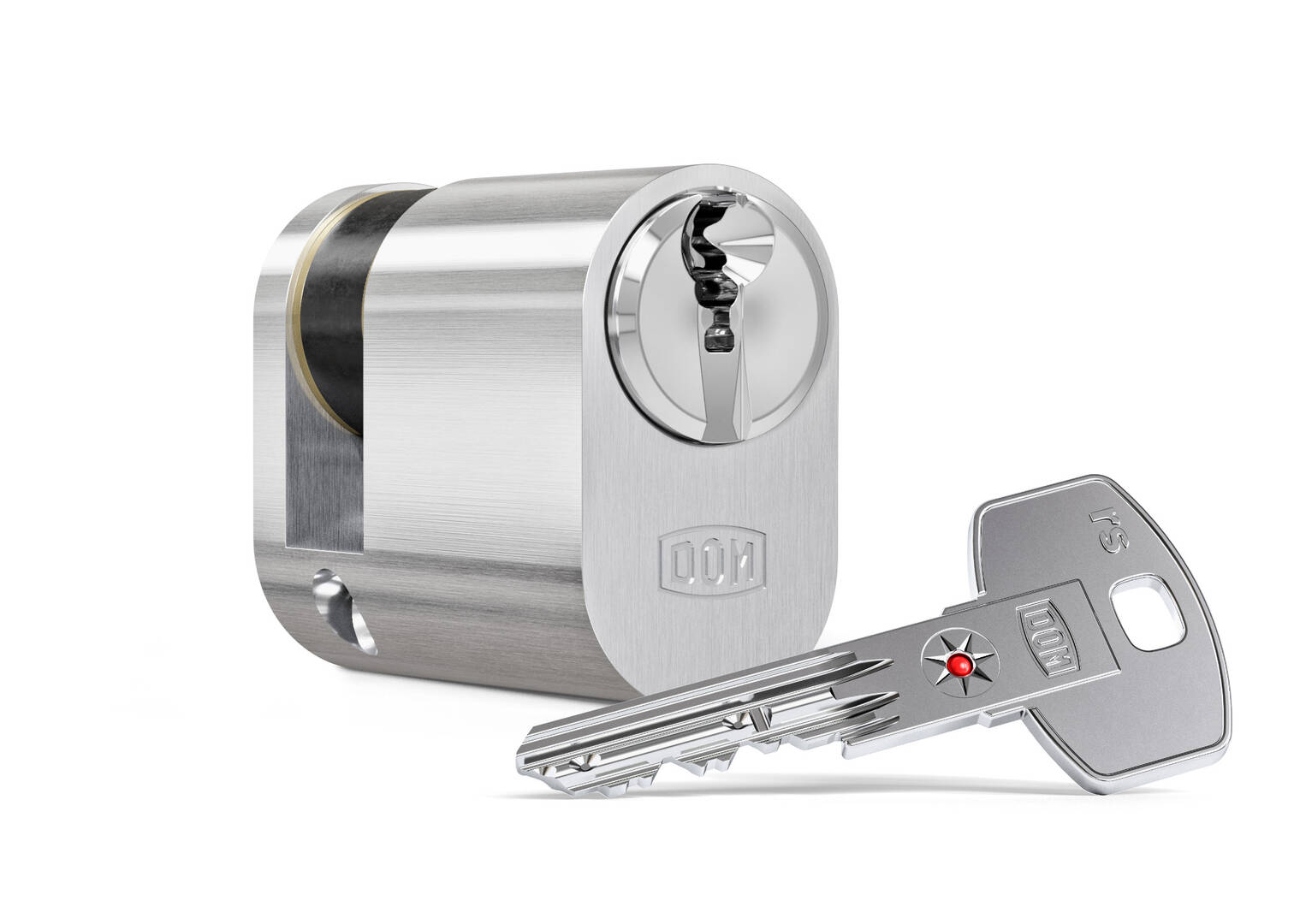 DOM rs Sirius® British Oval Profile Half Cylinder - Cylinders and ...