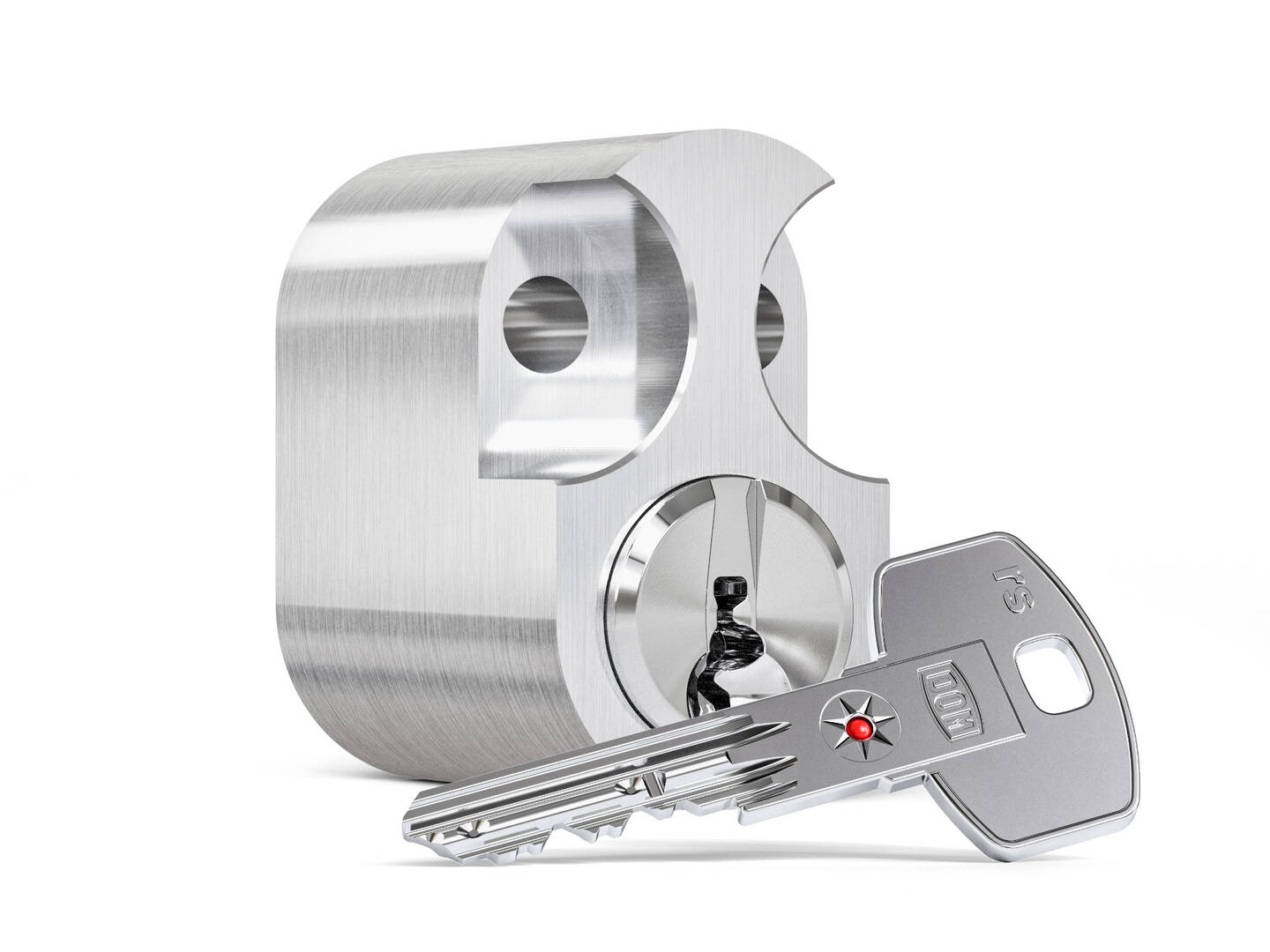 DOM rs Sirius® Scandinavian Oval Profile Single Internal Cylinder Short ...