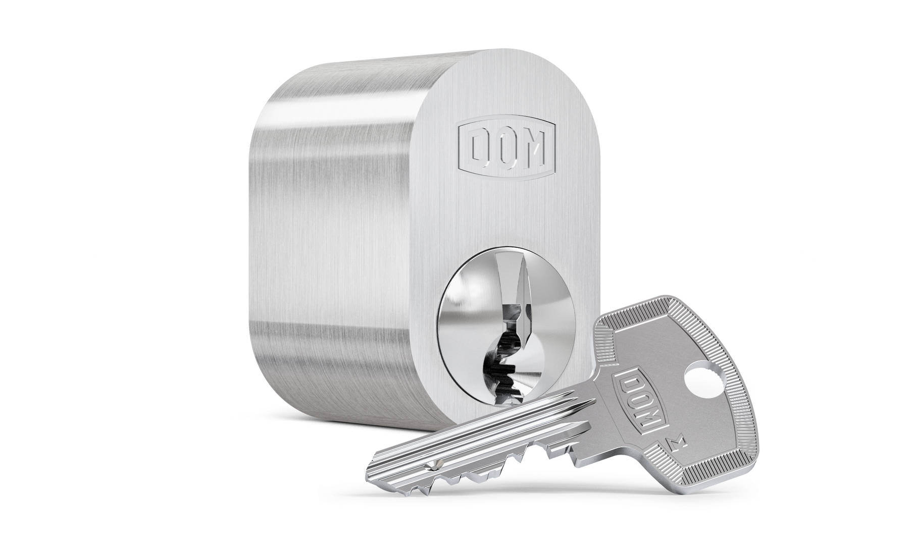 DOM Sigma Plus Scandinavian Oval Profile Single External Cylinder Short ...