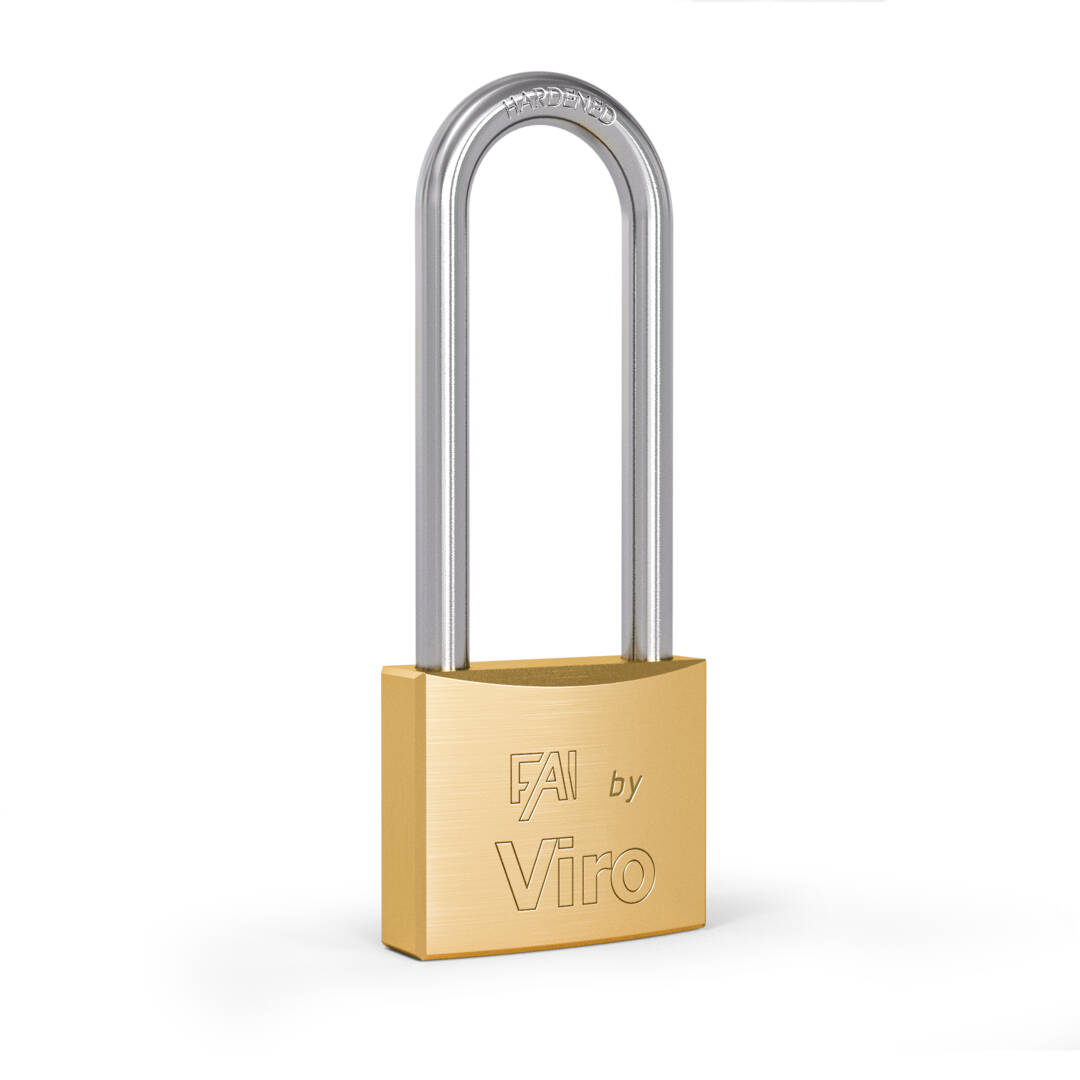 Fai Rectangular Padlock Long Shackle - Rectangular Padlock - DOM-UK Ltd