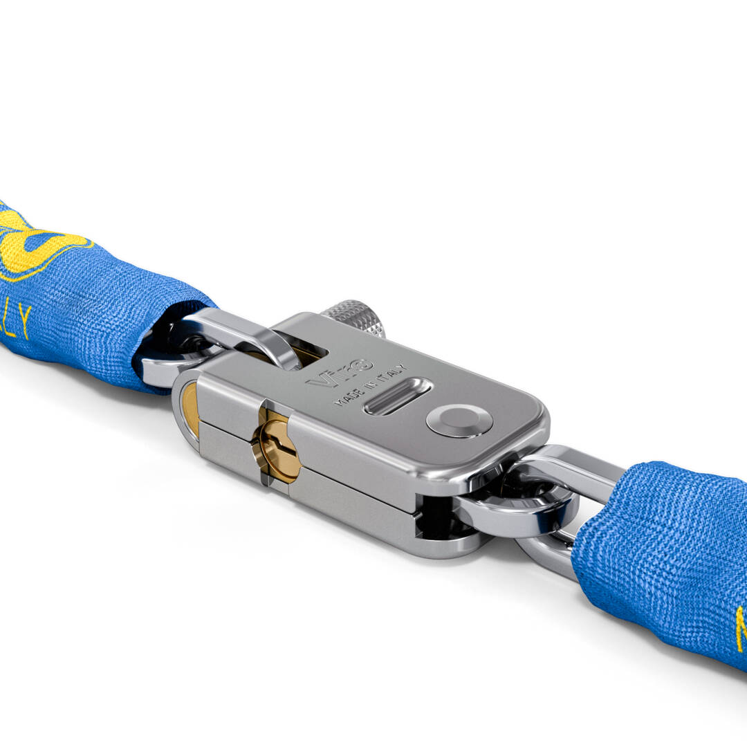 Morso Padlocks with Chain - 2 Wheels - DOM-UK Ltd