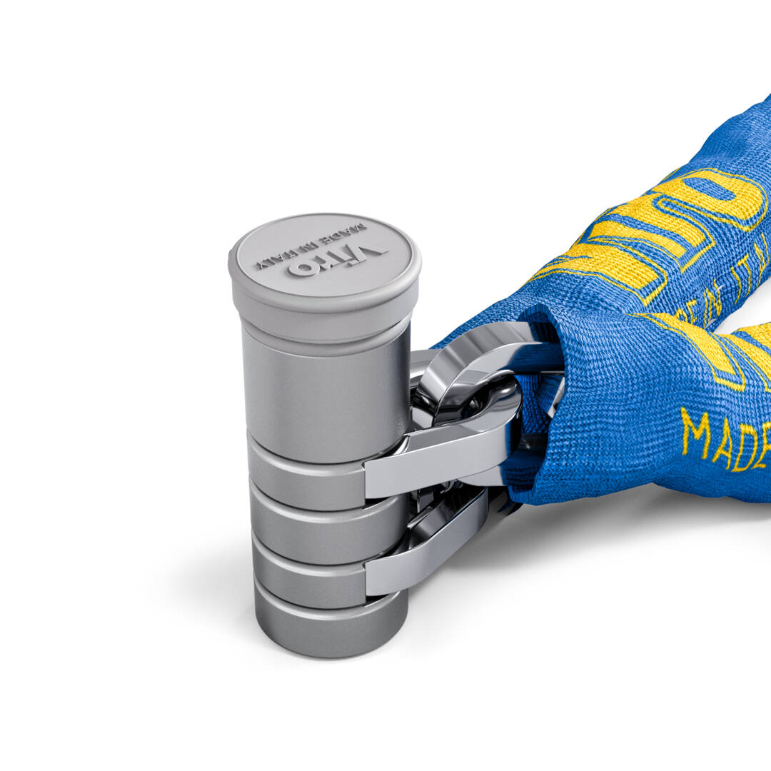 One-Piece Body Totem Padlocks with Chain - 2 Wheels - DOM-UK Ltd