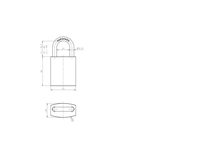 DOM Sigma Plus Padlock Grade 3 Padlock - Cylinders and Master Key ...
