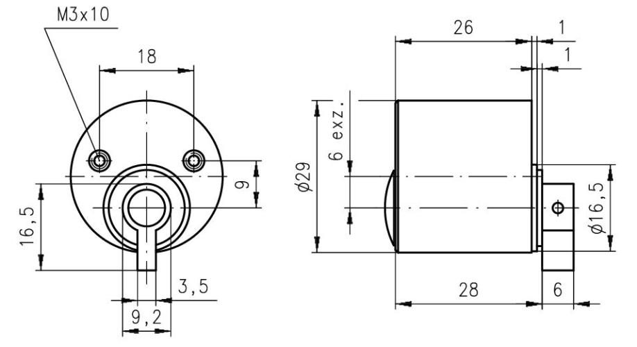 DOM Sigma Plus Round Profile Screw on Cylinder KRON - Cylinders and ...